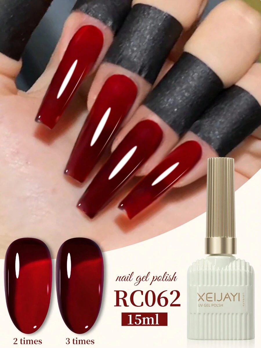 XEIJAYI 1Pc Gel Nail Polish For All Seasons With 102 Colors Translucent ...