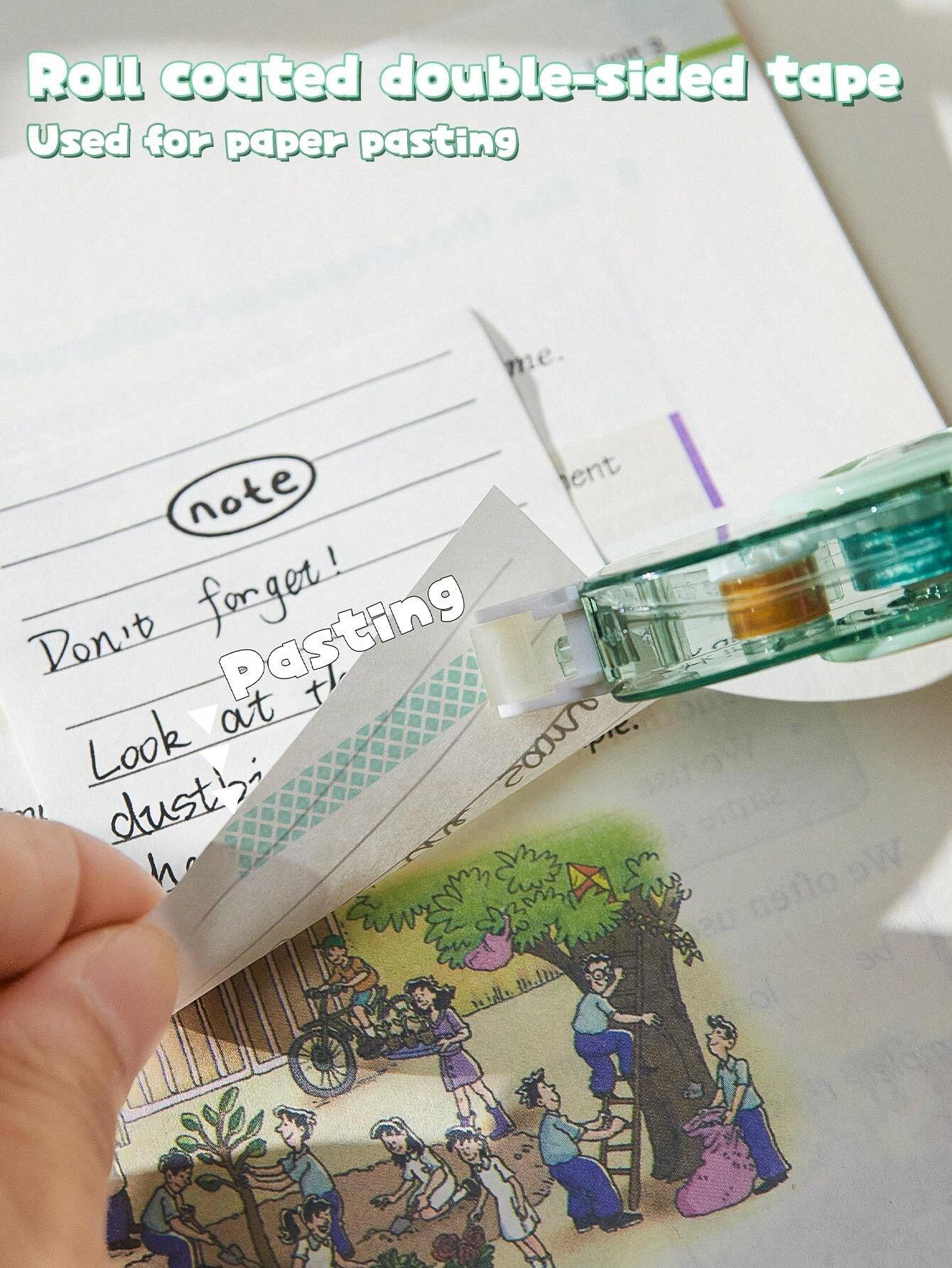 1pc Roll Coated Double-Sided Tape,Permanent Adhesive Scrapbook Tape ...