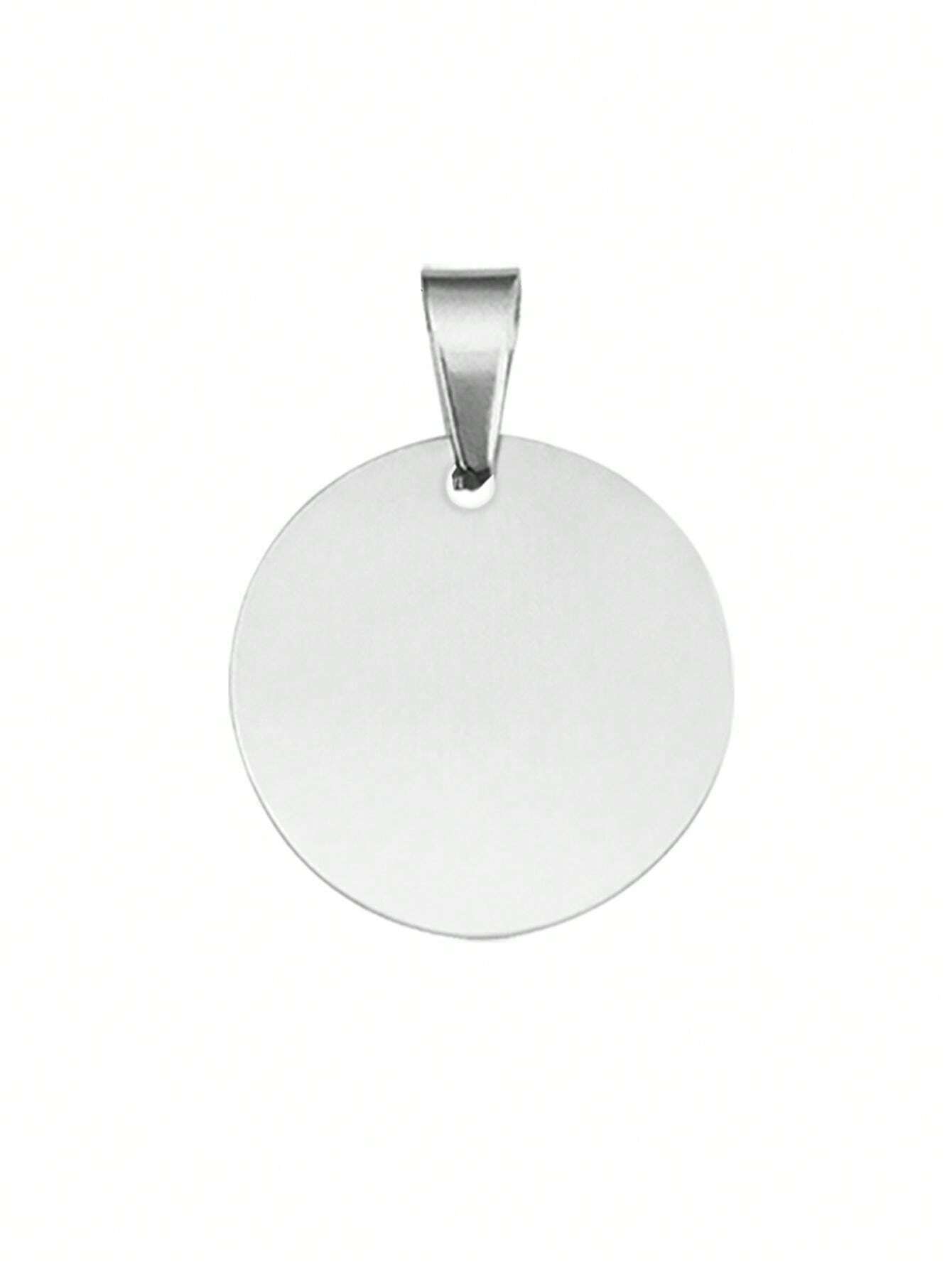 1 szt. Spersonalizowany okrągły identyfikator zwierzęcia ze stali ...