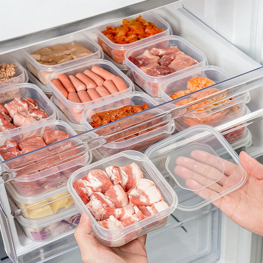 4/6pcs Storage Container, Multipurpose Reusable Sub-Packaging Fresh ...