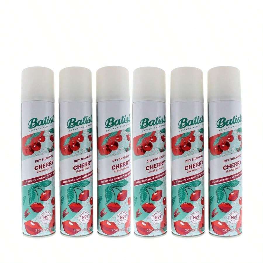 Batiste Instant Hair Refresh Dry Shampoo Cherry Cheeky Cherry 200ml/120g (6 PACK) | SHEIN USA