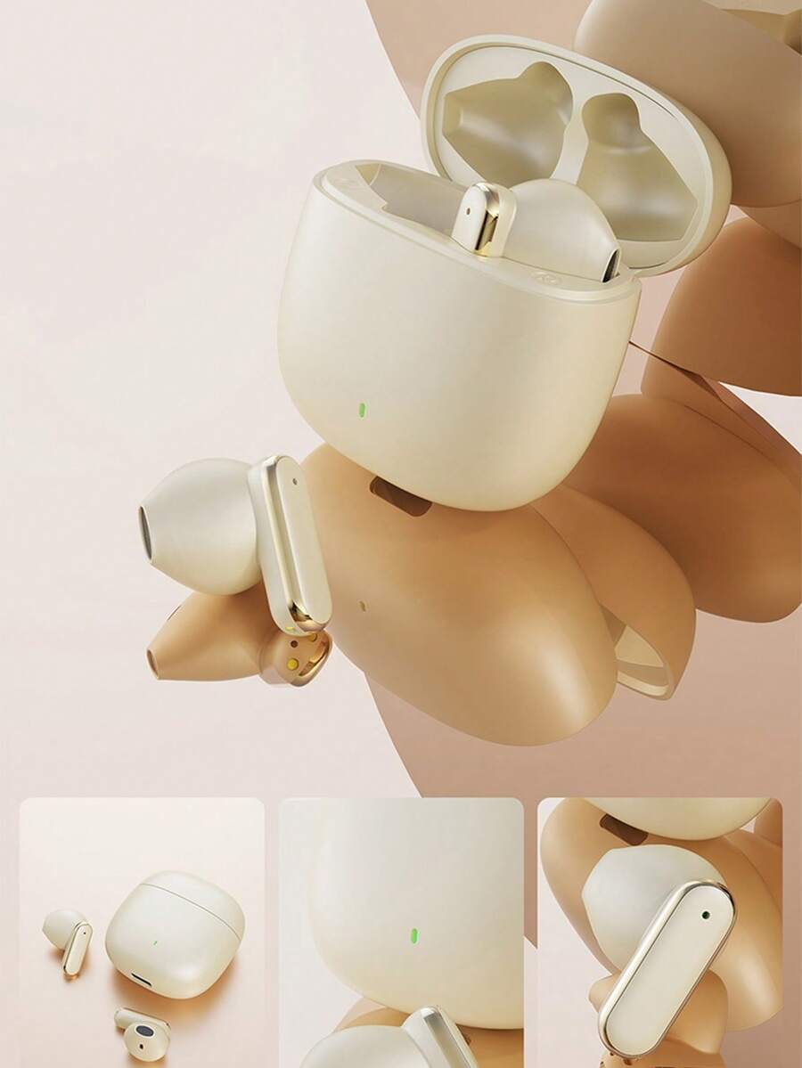 True Wireless Music Semi In-Ear Headphones Sports Mini Earbuds Video ...