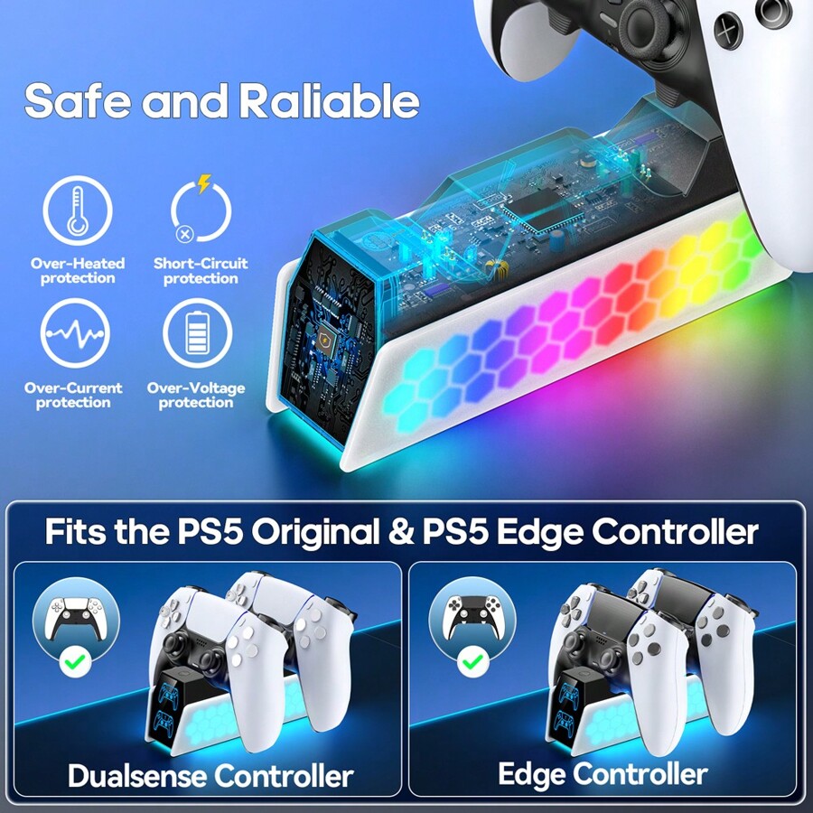 Wireless Charging Stand For Ps5 Controller Play Station5 Dual