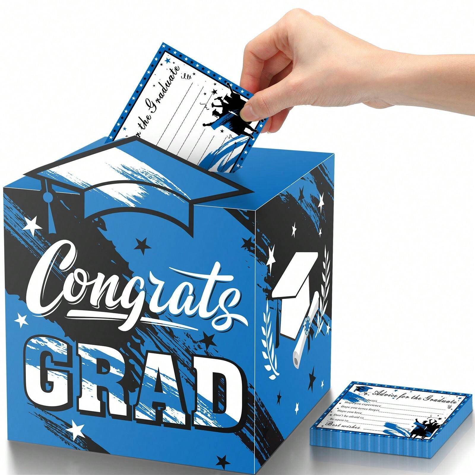 Graduation Card Box With 30 Graduation Advice Cards Congratulation