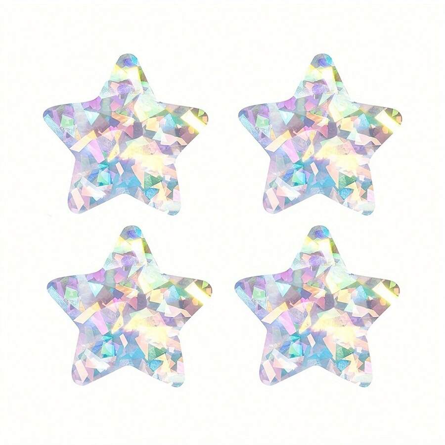 Sparkling Silver Star Stickers - 500pcs Bulk Pack - Ldeal For Teacher ...