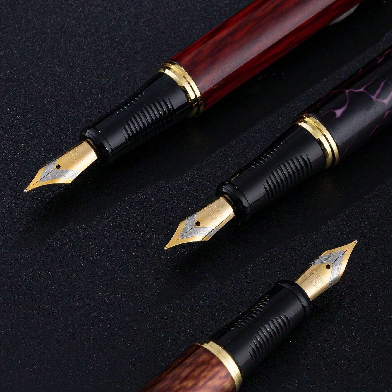 1pc Classic Simple Business Style Fountain Pen Clip Calligraphy Metal ...
