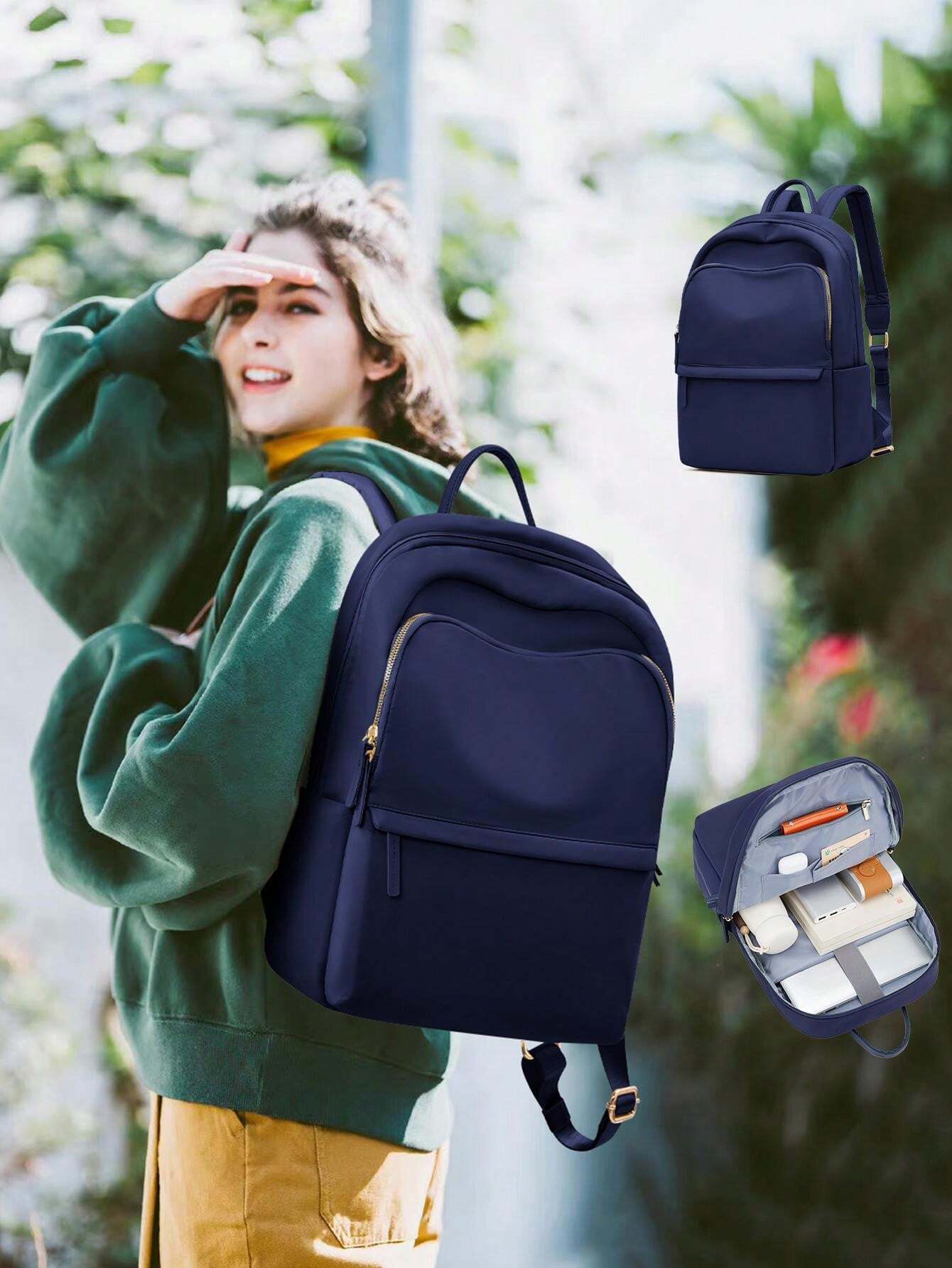 Leichter Luxus-minimalistischer Mode-Rucksack für Männer und Frauen ...