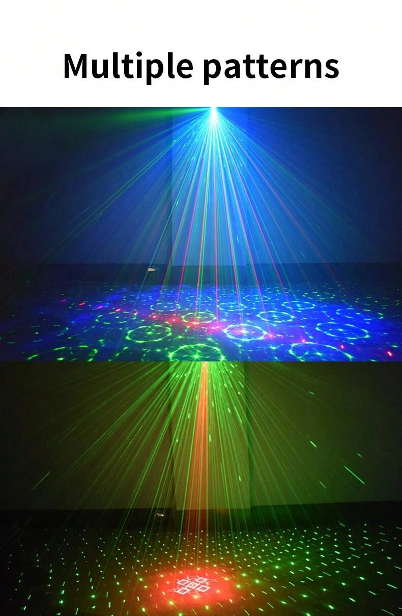 Lumière de scène lumière stroboscopique pour fête DJ discothèque lumière LED lumière contrôlée ...