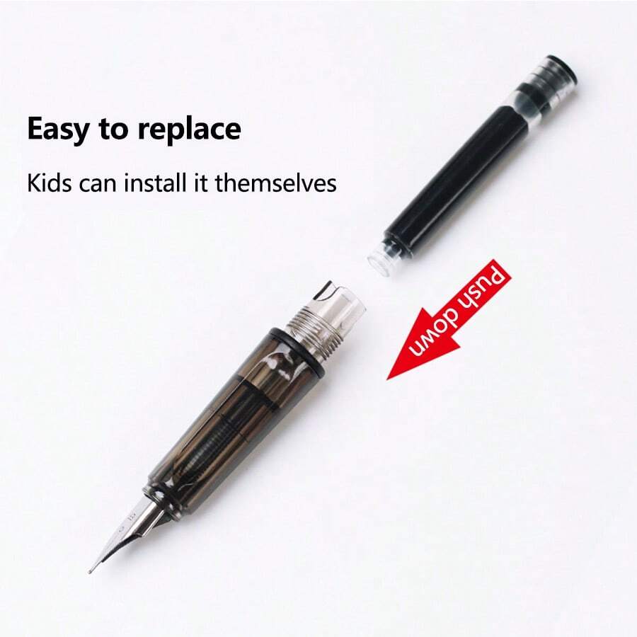 50pcs 3.4mm Fountain Pen Ink Cartridges, School & Office Stationery ...