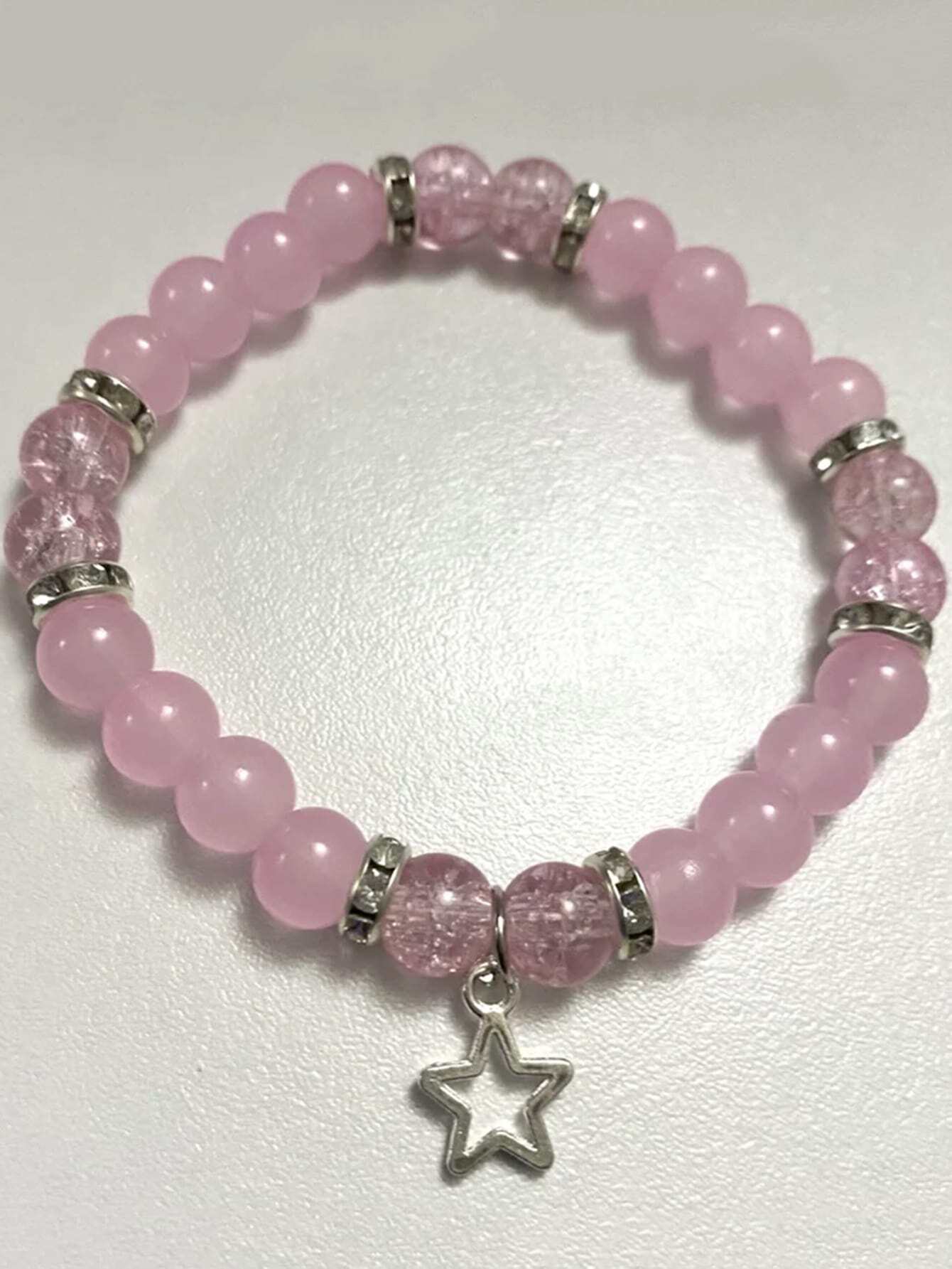 1Pc Fashionable Bead Matching Friendship Bracelets For Women Men Best ...