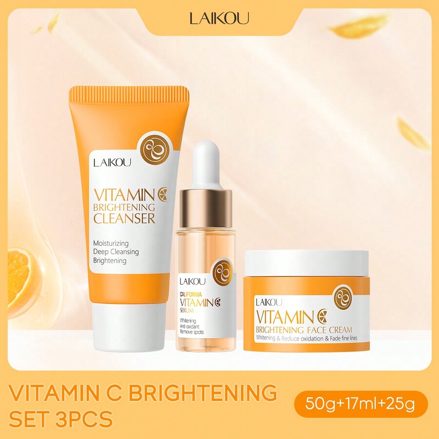1 set 3-pièces Laikou California Vitamin C Skincare Set, levage et ...