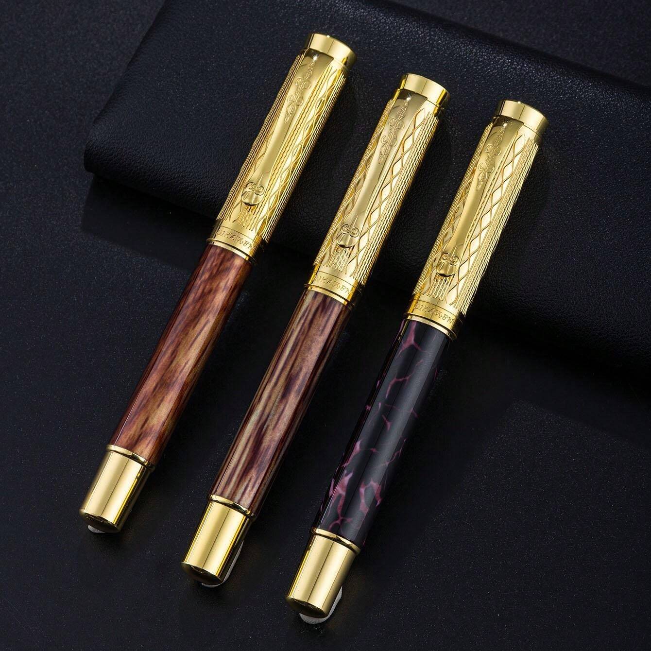 1pc Classic Simple Business Style Fountain Pen Clip Calligraphy Metal ...