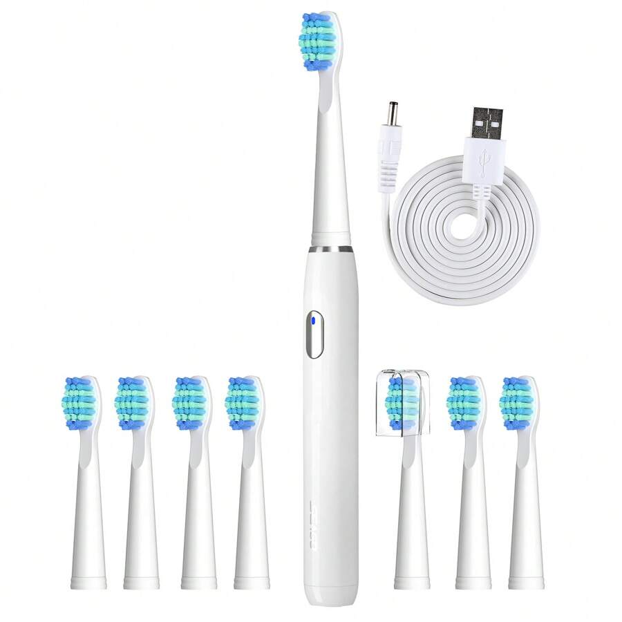 Seago Electric Toothbrush Toothbrush Portable For Travel With 8 ...