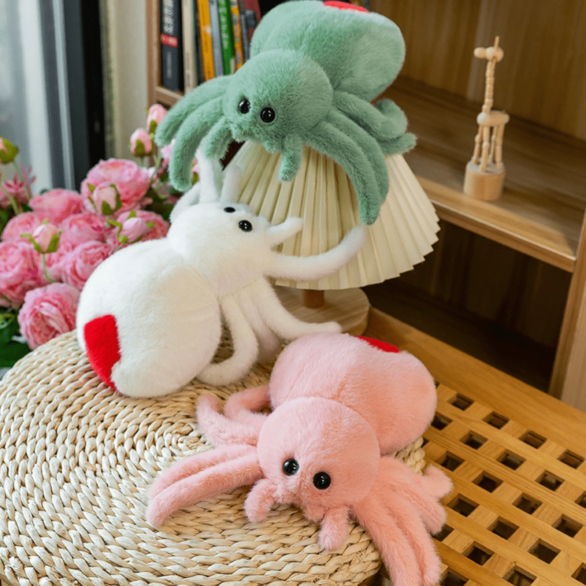 Redback Spider Plush Pendant, Realistic Stuffed Spider Toy, Unique ...