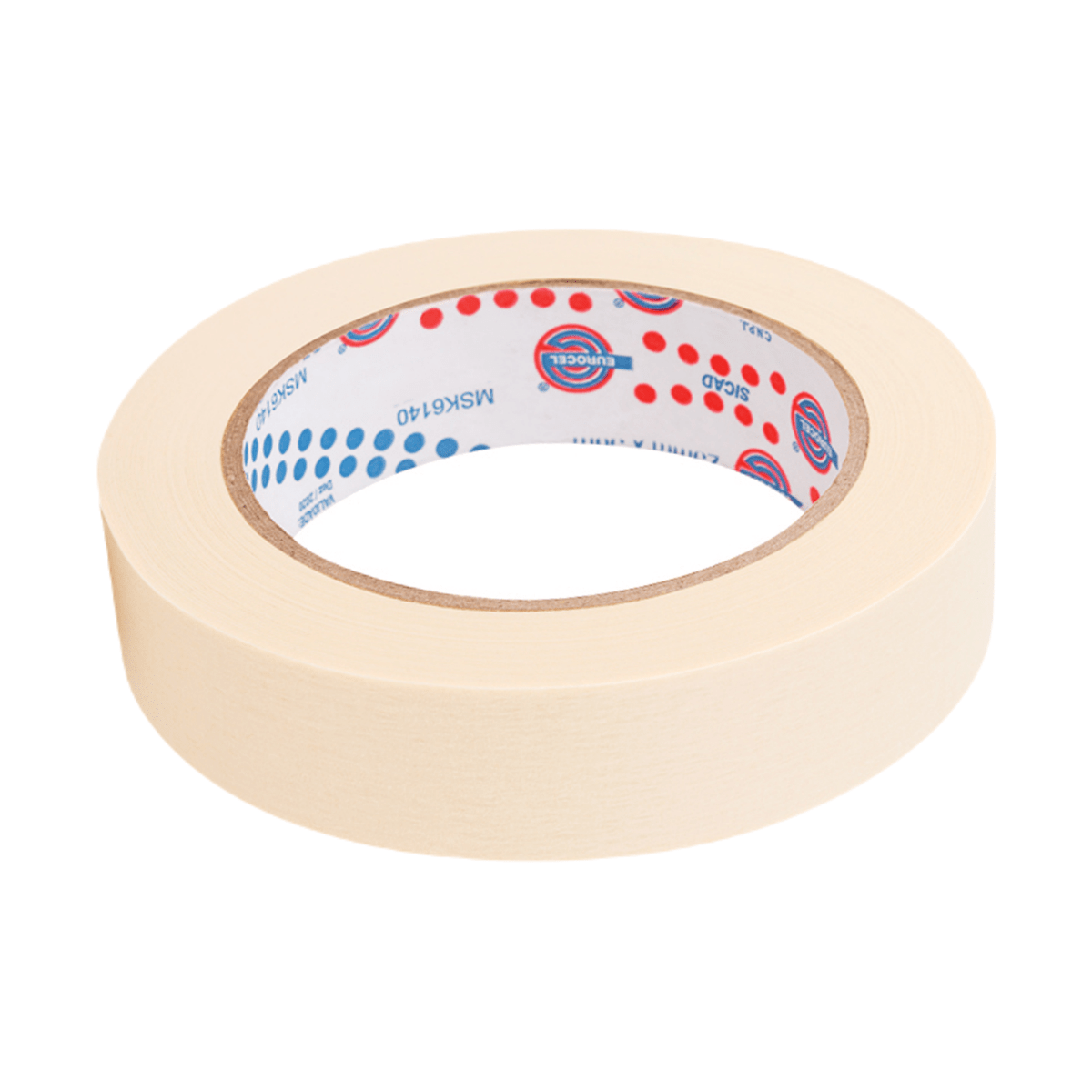 White Real Estate Masking Tape 24mm X 50m Eurocel With 6 Units | Mode ...