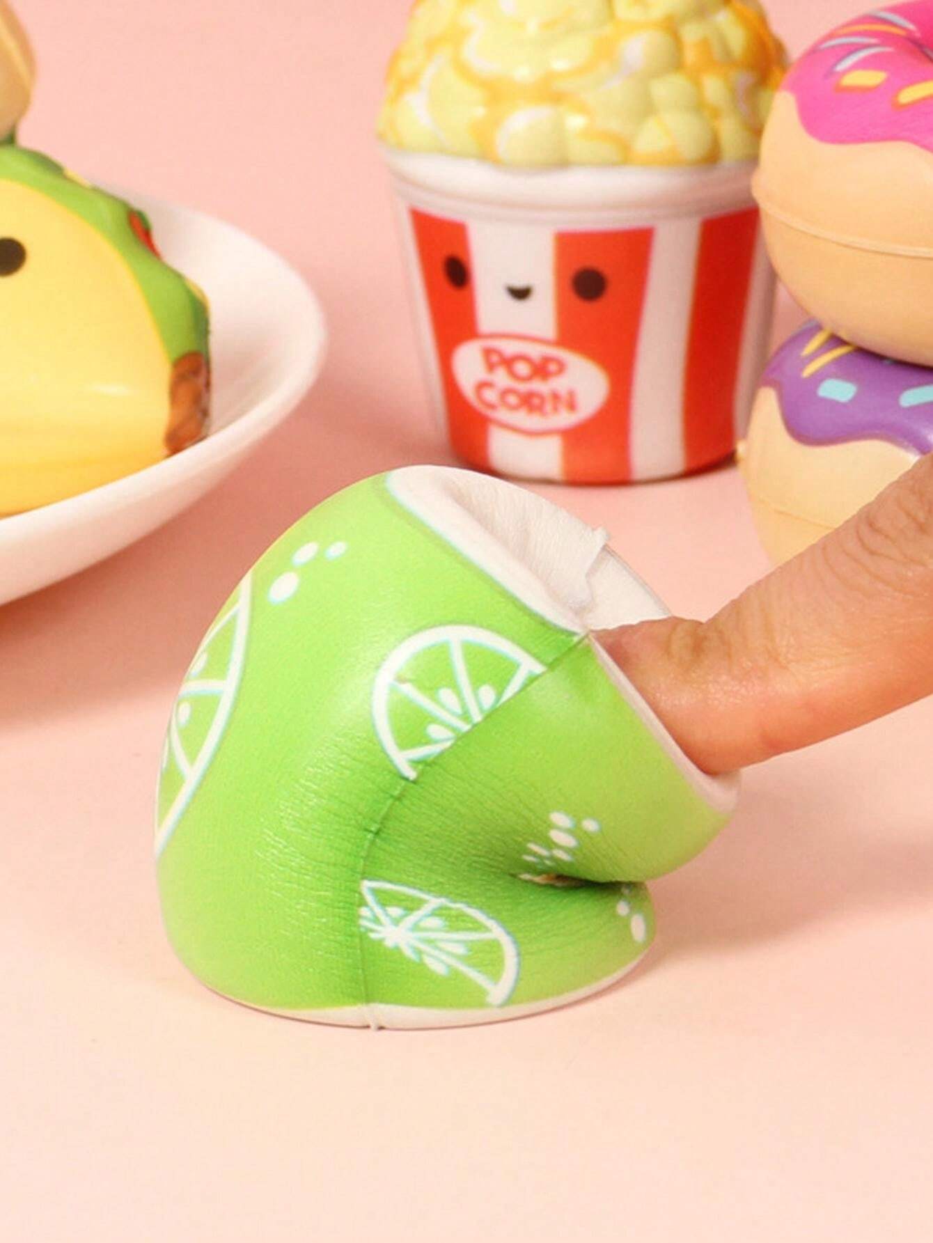 1/3/5Pcs Mini Squish Fast Food Toys - Assorted Designs Slow-Rise Stress ...