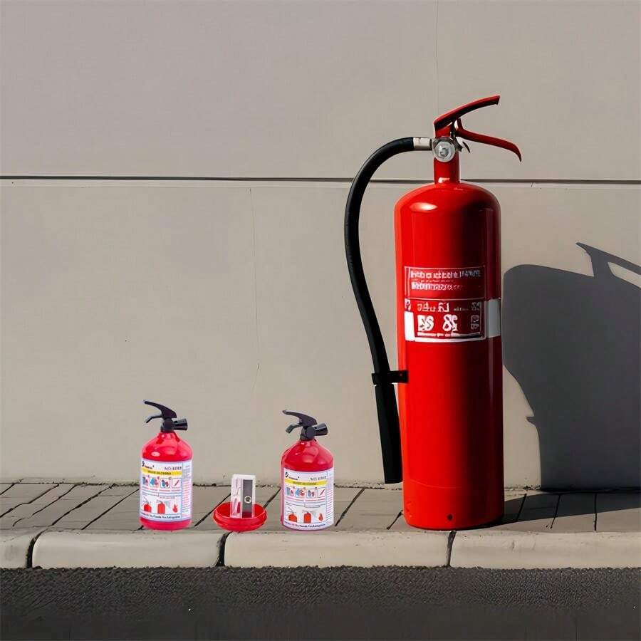 1 pieza Afilalápices creativo en forma de extintor. Con el fin de ...