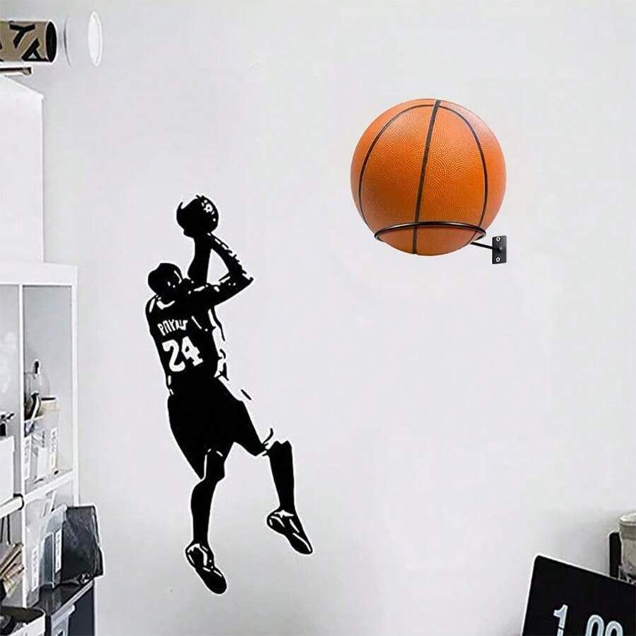 Basketball And Football Storage Rack, Sports Ball Holder Display Rack ...