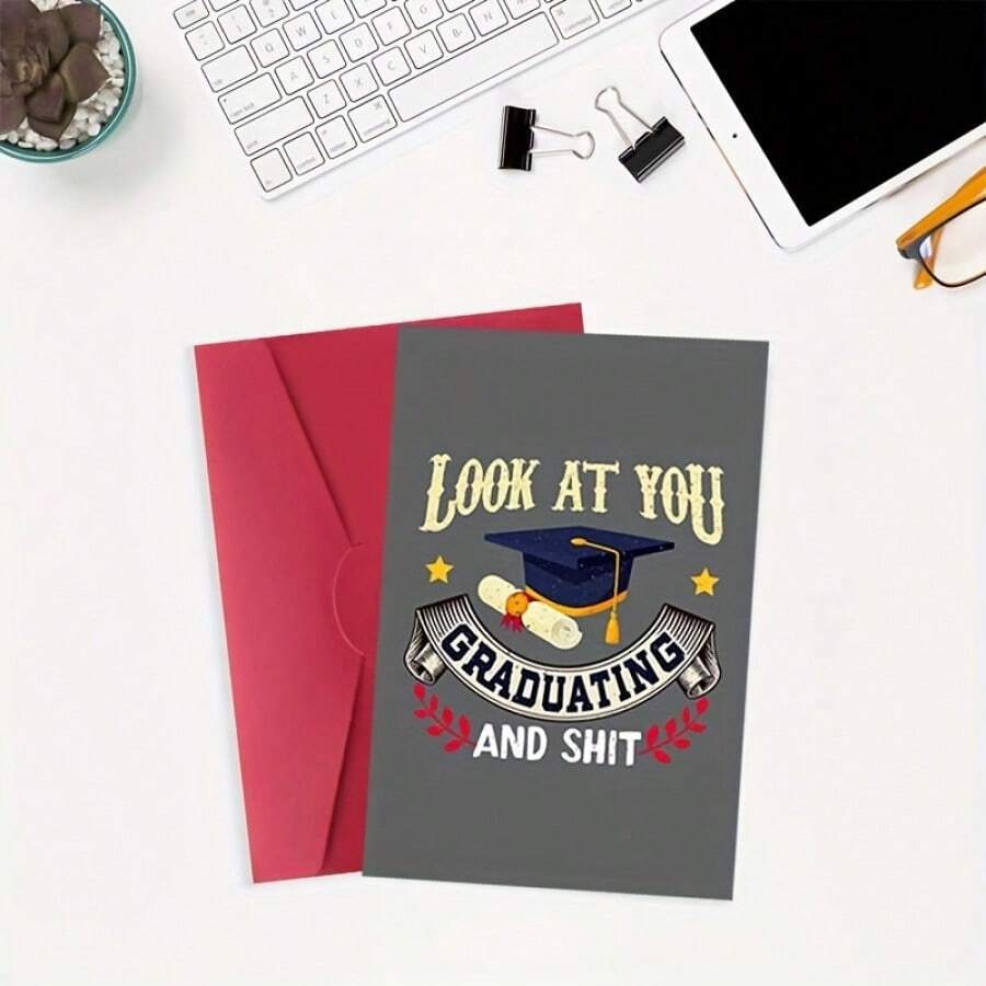 1pc Simplicity Graduation Card - College Graduation Card - High School ...