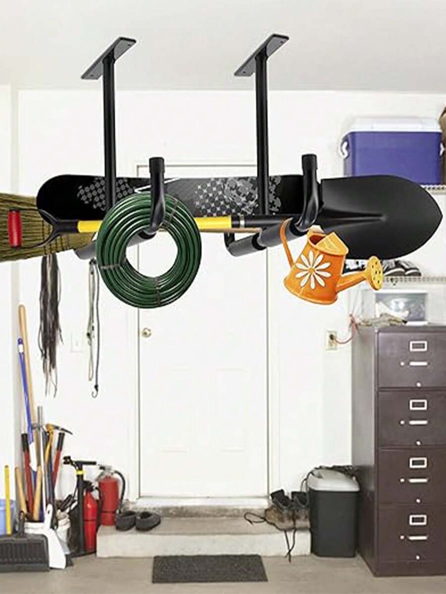 1/2PCS Overhead Garage Storage Rack, 16.7 Inch Heavy Duty Ceiling ...