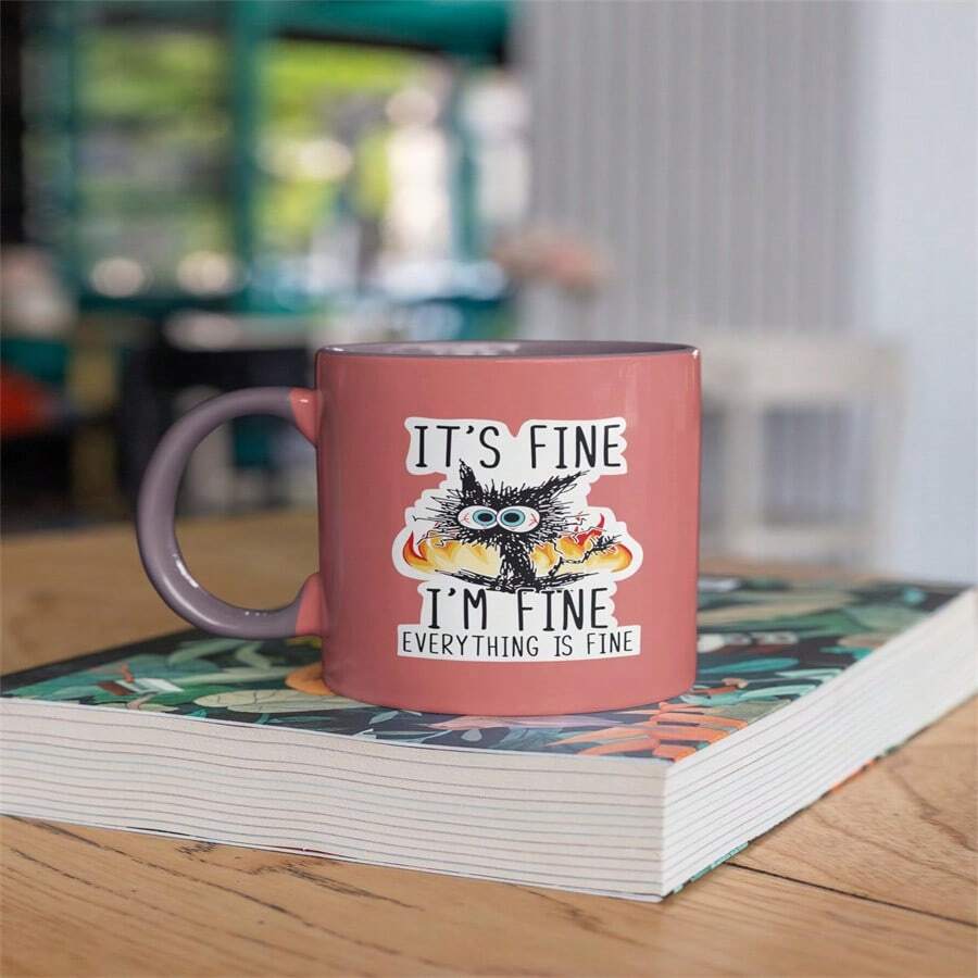 It's Fine I'm Fine Everything Is Fine Sticker (3 Pack) - Strong ...
