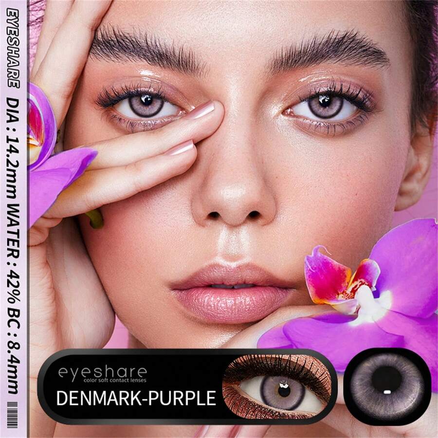 10 PCS Daily Disposables Lenses Natural Color Lens Eyes Color Cosmetic ...