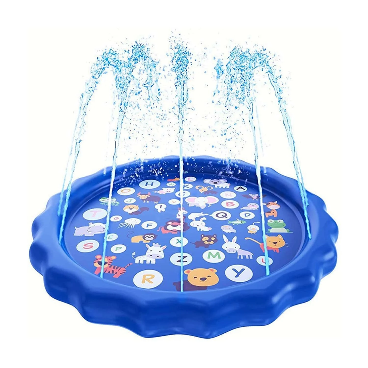Splash Pad Outdoor Water Play Sprinkler Mat Wading Pool Inflatable ...