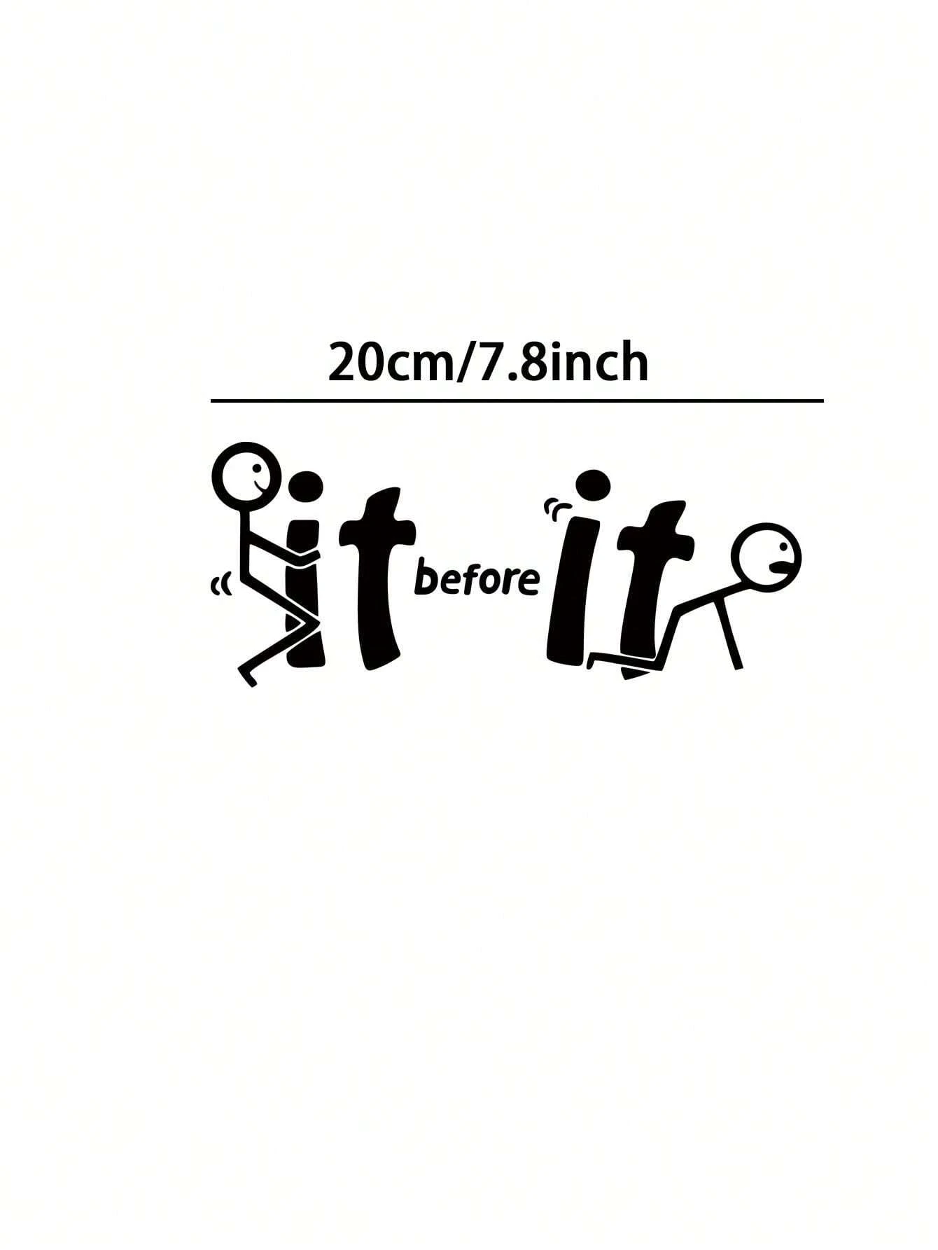 F It Before It F You Simplicity Funny Waterproofing Vinyl Stickers ...