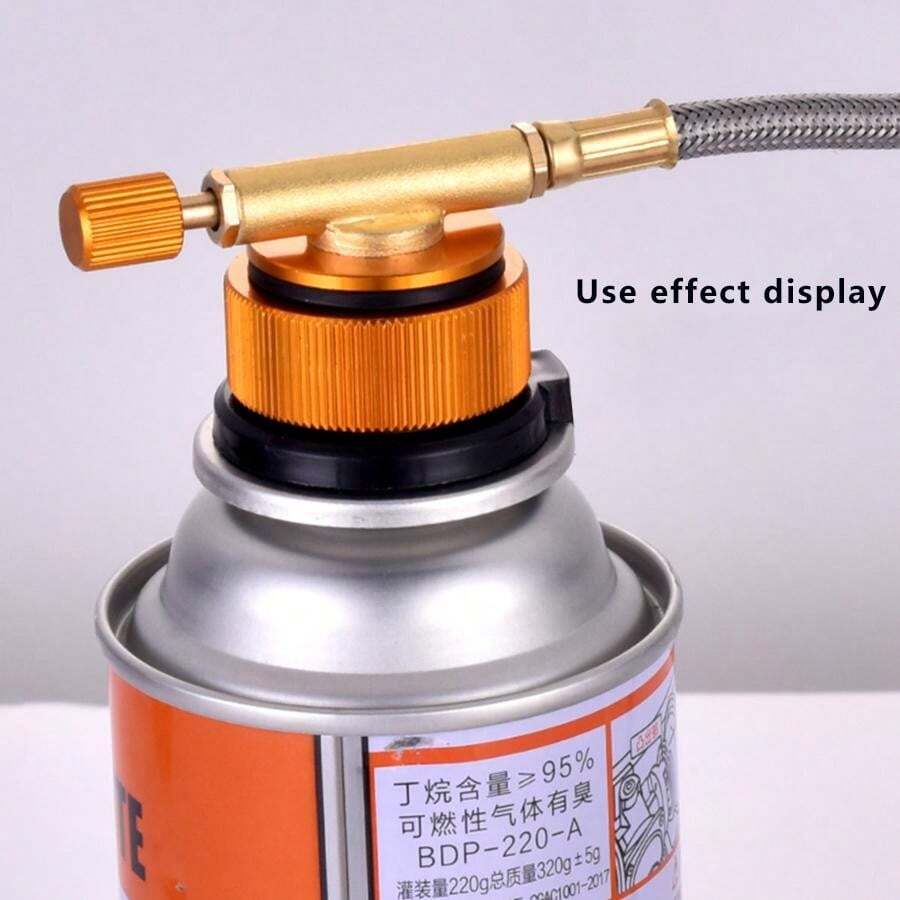 Outdoor Burner Long Gas Cylinder Converter Connector With Automatic ...