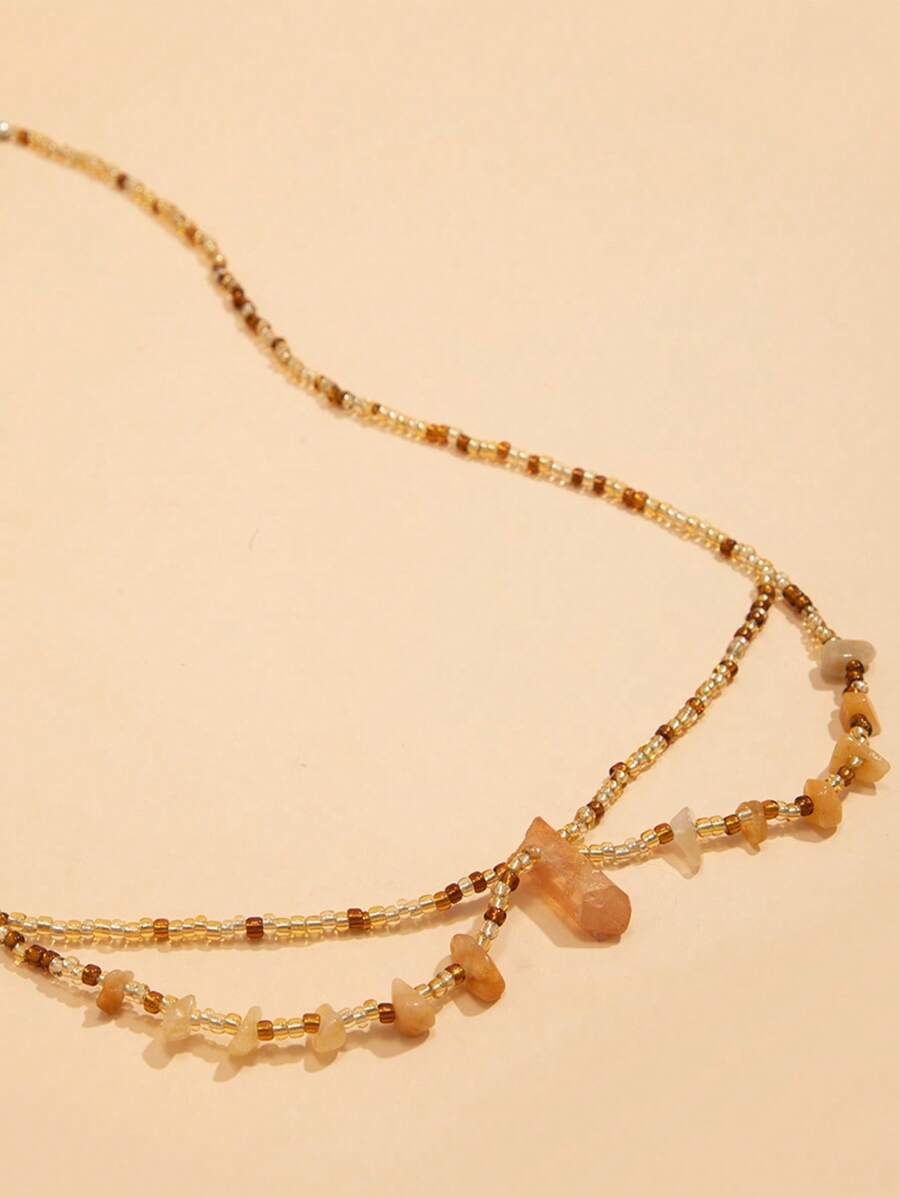 This Summer Beach Waist Chain Features Seed Beads And A Vintage ...