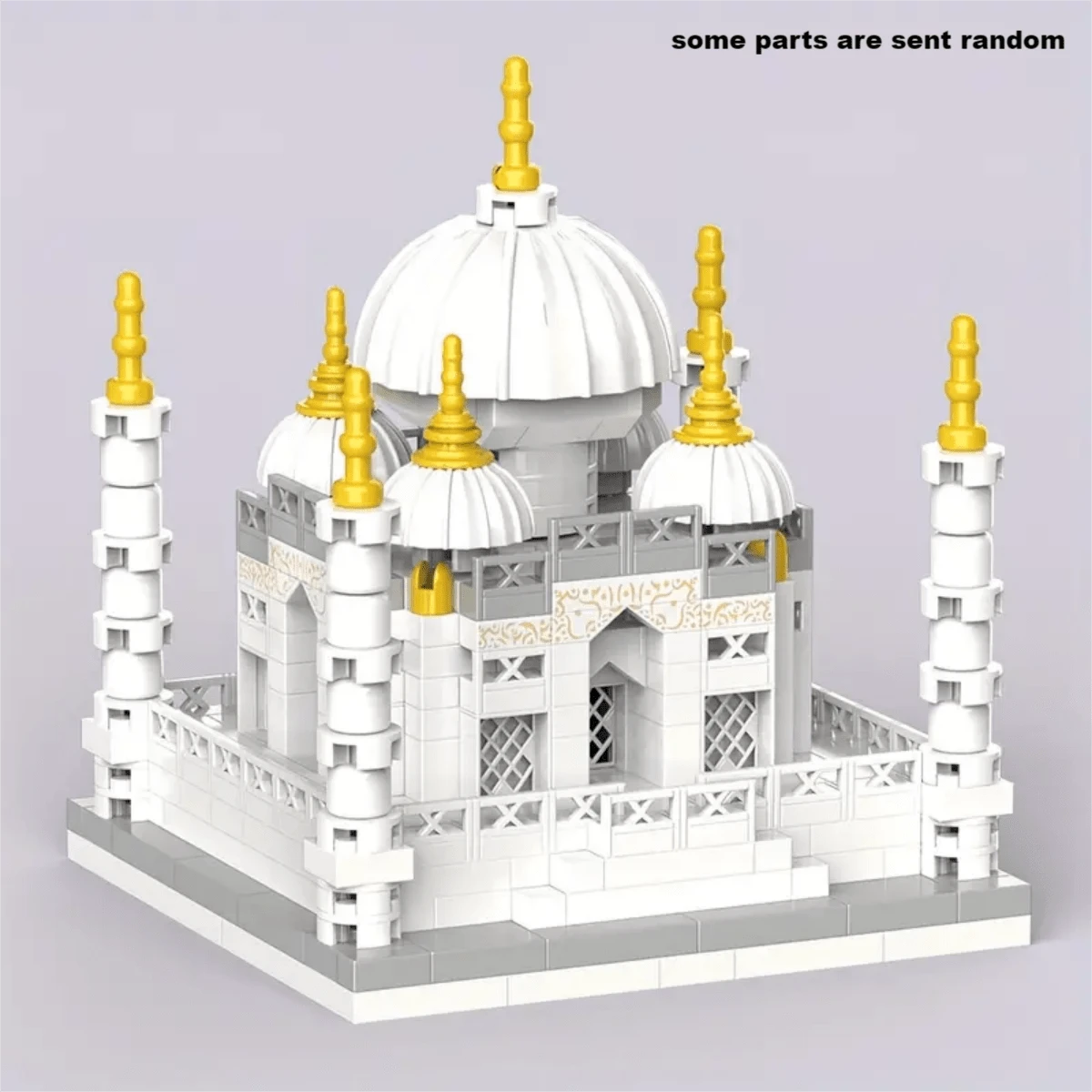 1set Taj Mahal Building Blocks, DIY Architecture Model Assembled ...
