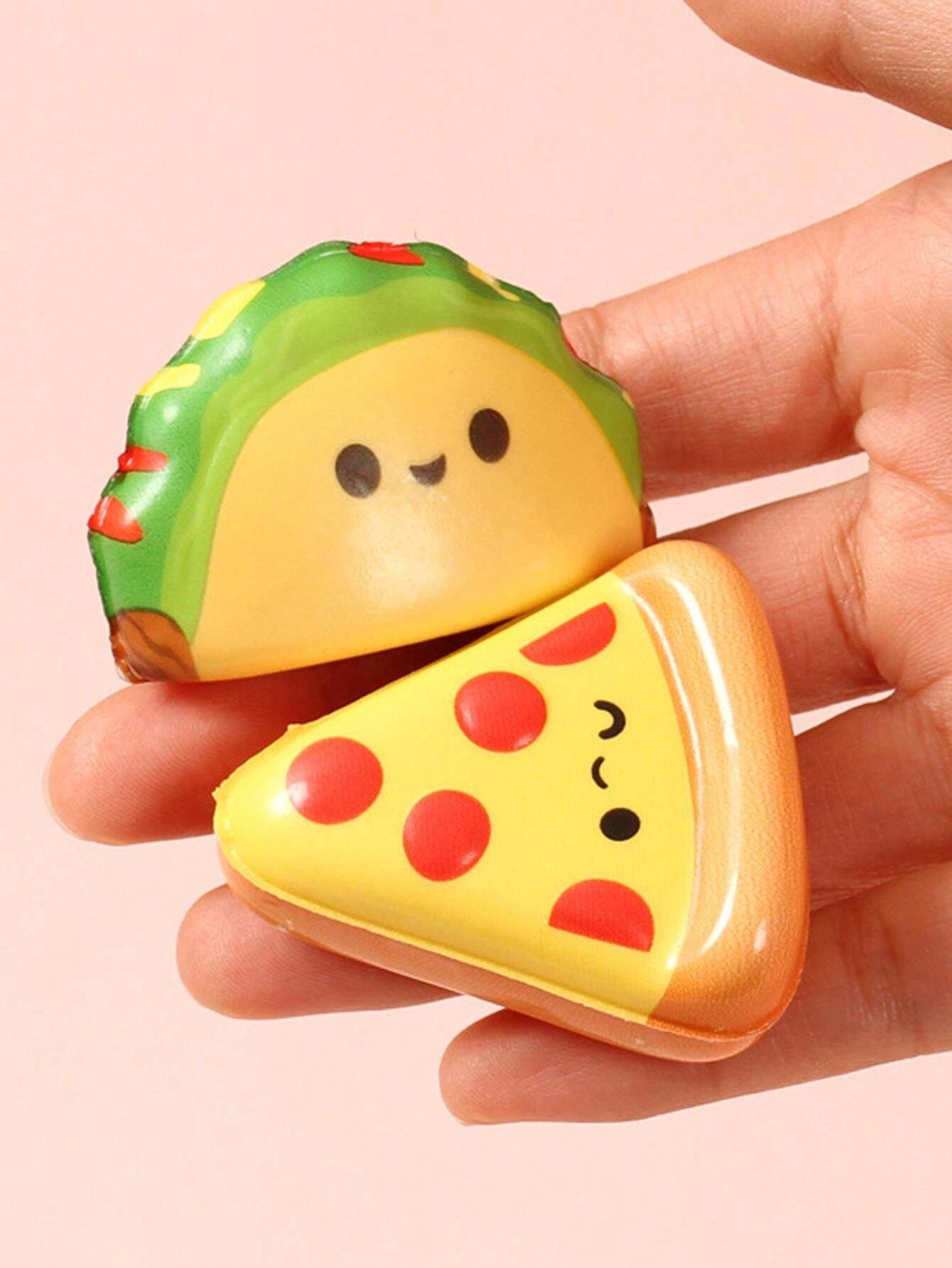 1/3/5Pcs Mini Squish Fast Food Toys - Assorted Designs Slow-Rise Stress ...