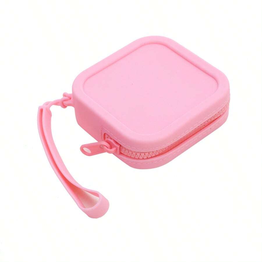 Compact Multi-Purpose Silicone Pouch - Durable Mini Zipper Storage For ...