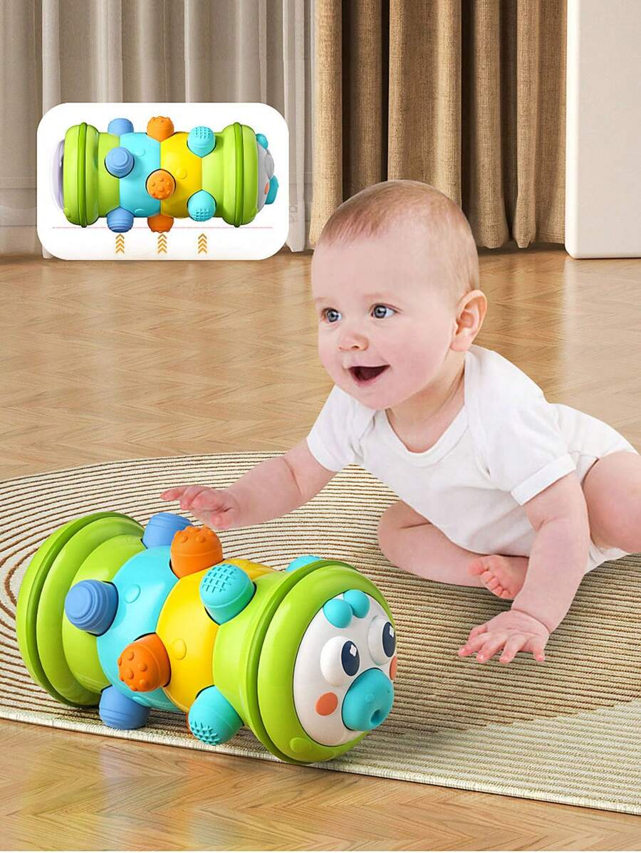 1pc Cute Caterpillar Push & Crawl Early Education Cognitive Training ...