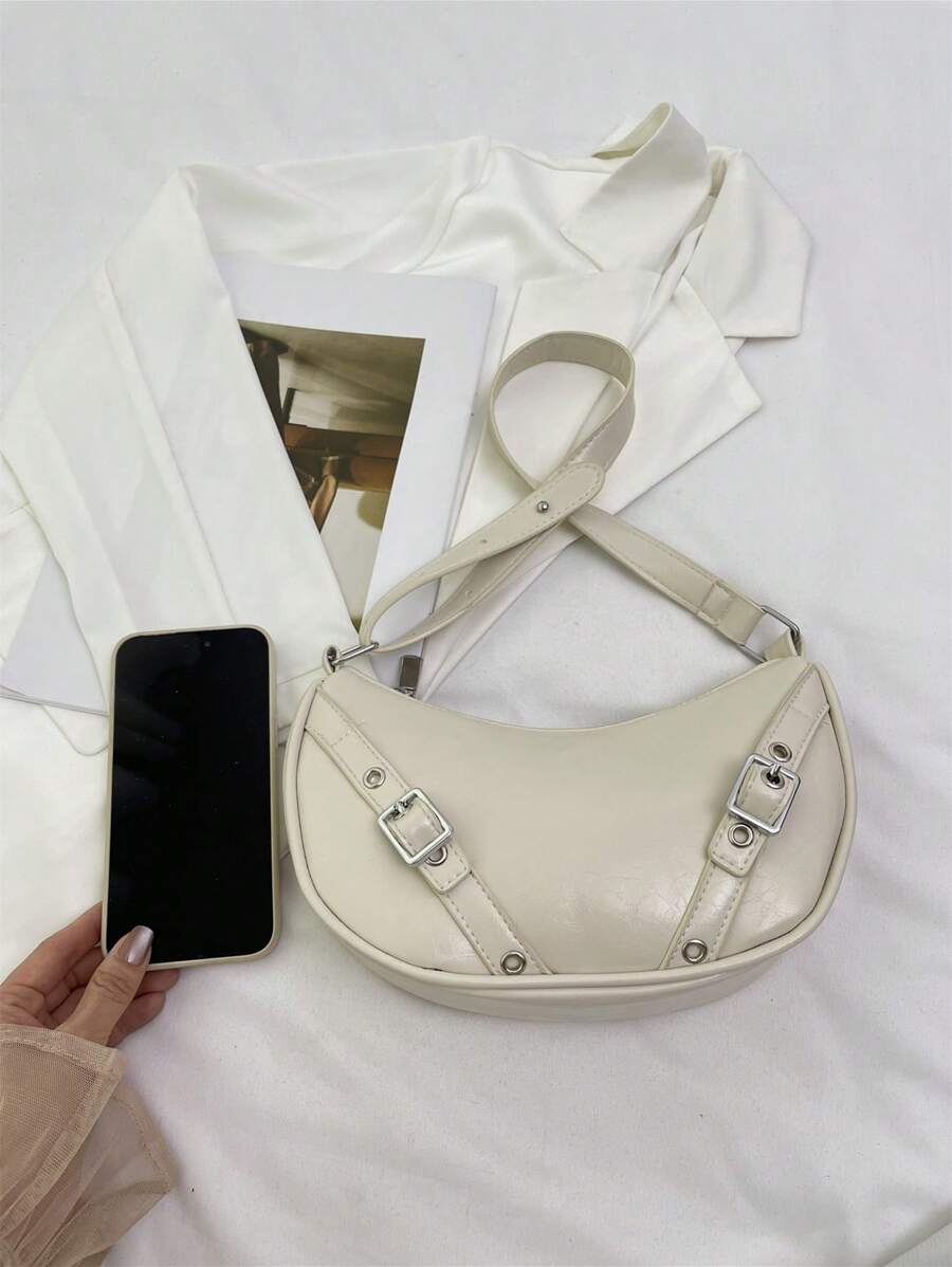 2024 New Large Capacity Ballet-Shaped Underarm Bag One Shoulder Cross ...