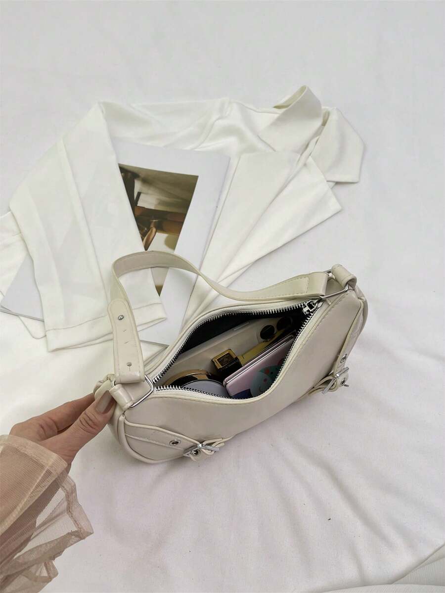 2024 New Large Capacity Ballet-Shaped Underarm Bag One Shoulder Cross ...