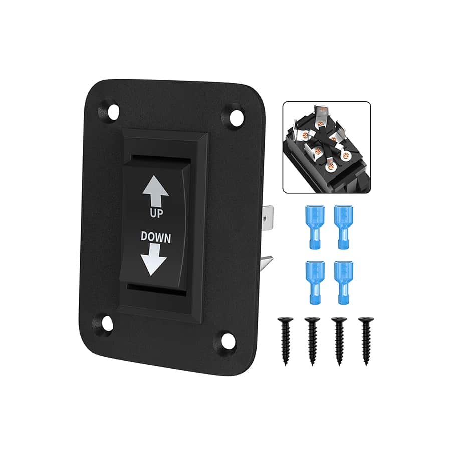 1Set UP Down Momentary Reverse Polarity Switch 12VDC 30A /250VAC 15A ...