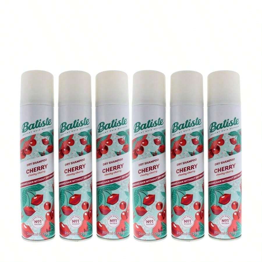 Batiste Instant Hair Refresh Dry Shampoo Cherry Cheeky Cherry 200ml/120g (6 PACK) | SHEIN USA
