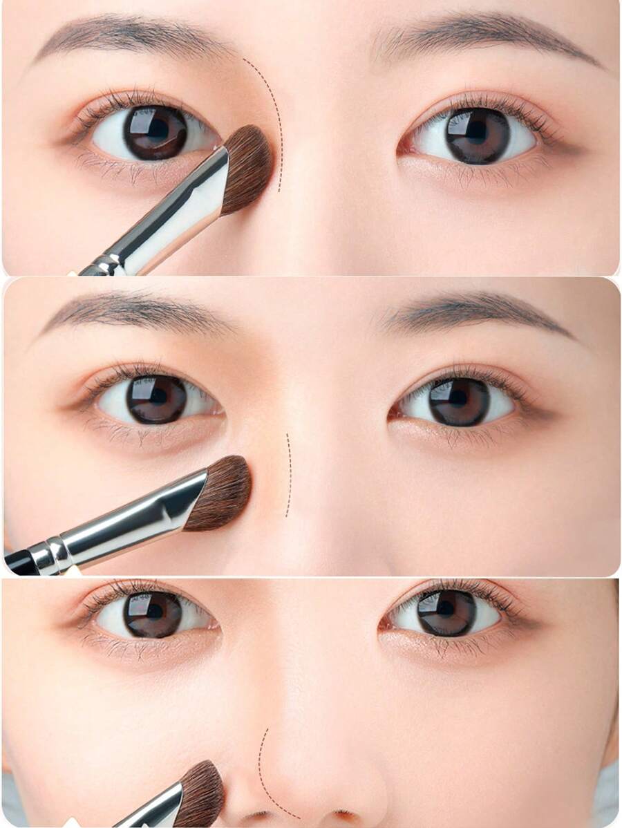 2pcs Dual-Purpose Nose Contour Brush, Multi-Functional Cosmetics Tool ...