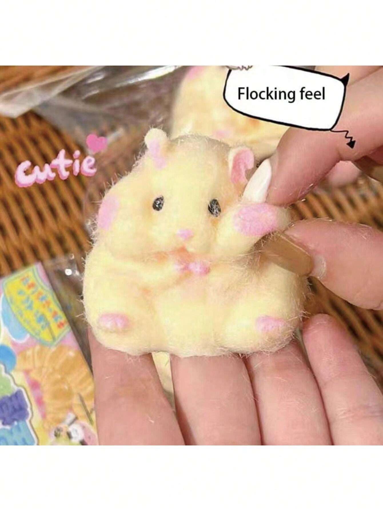 Cute Hamster-Shaped Squishy Toy For Stress Relief, Slow Rising And High ...