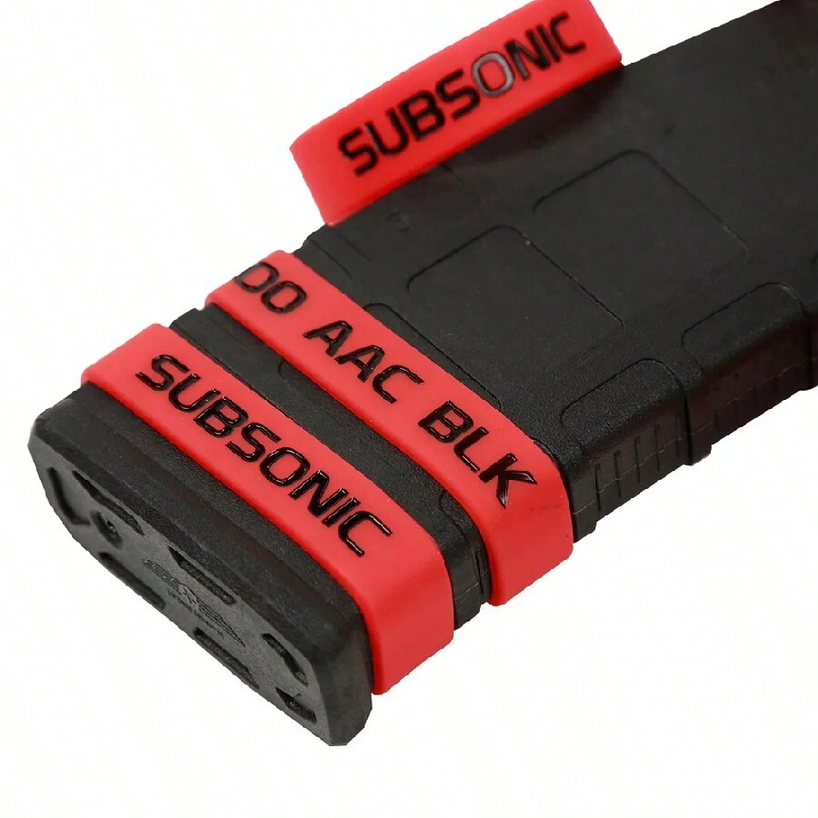 SUBSONIC / 300 AAC BLK Magazine Marking Bands Mag Bands Magazine ID ...