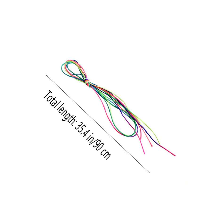 10pcs Braiding Hair Colored Strings, Random Color Dirty Braid Hair Ties ...