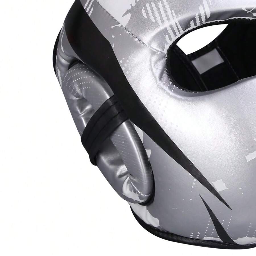 1pc Camouflage Boxing Headgear, Unisex Adult Full-Face Protective ...