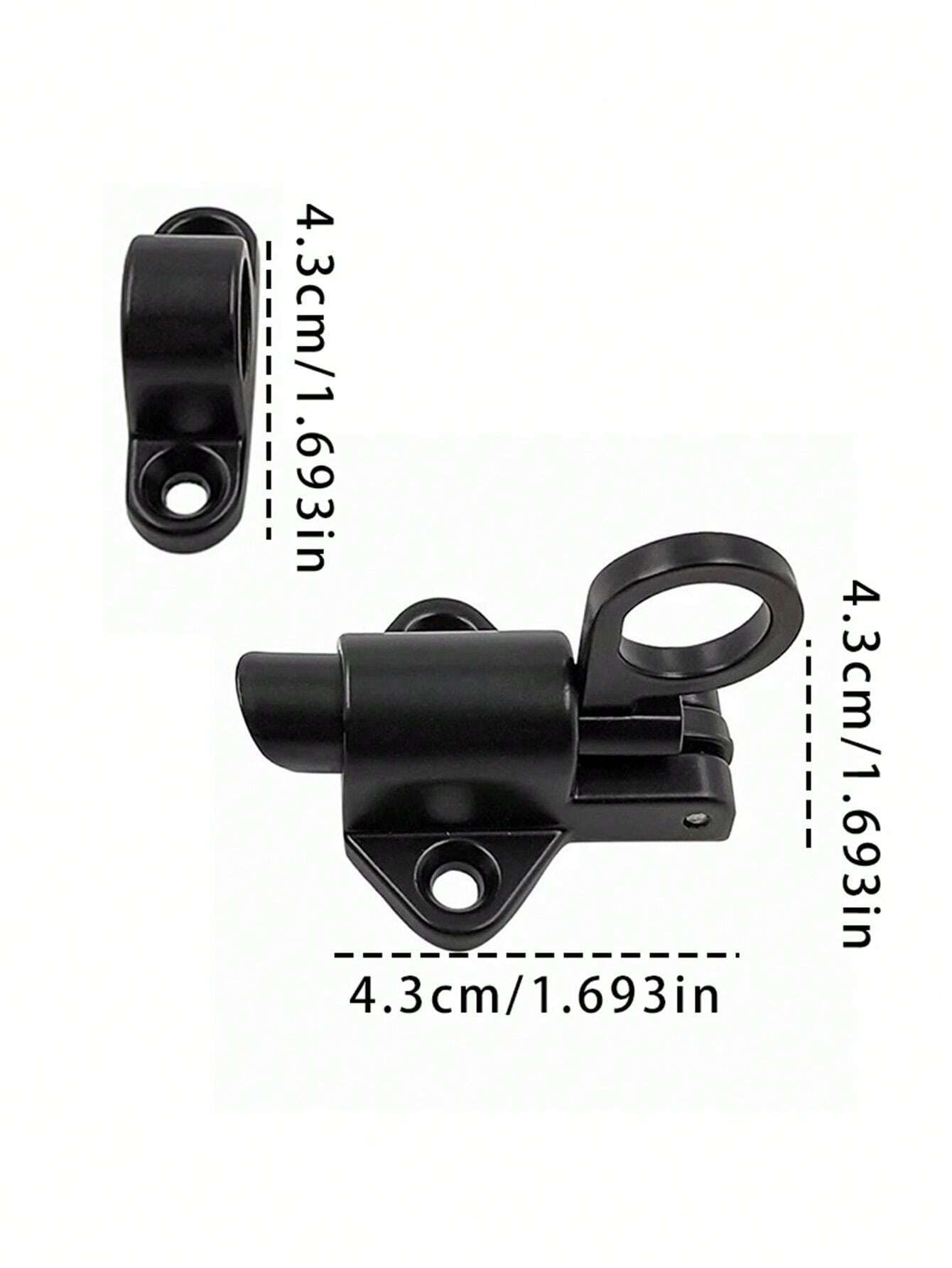 One Piece Aluminum Automatic Spring Latch, Solid Aluminum Door And ...