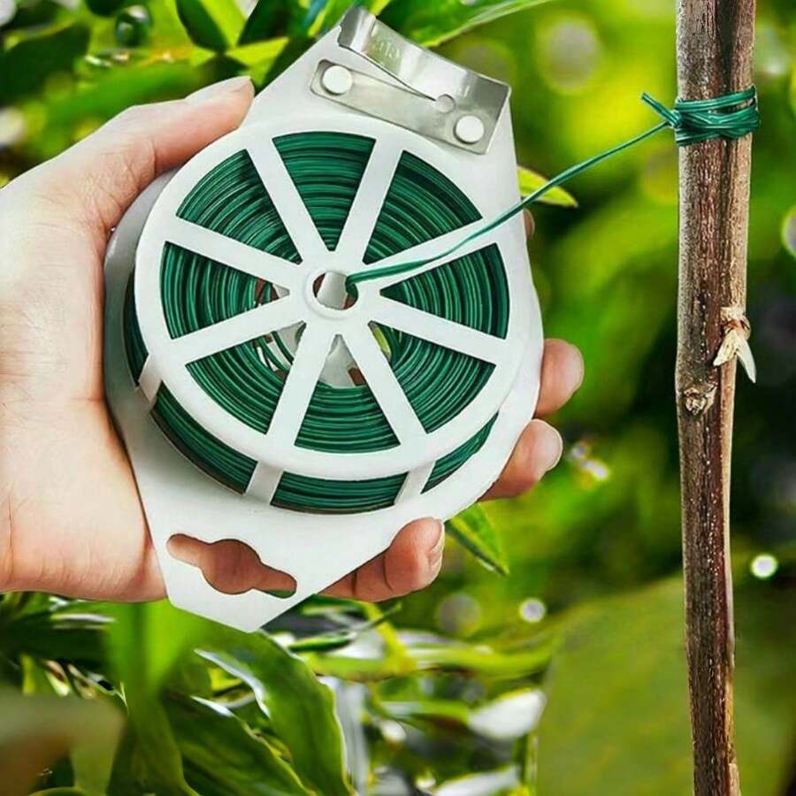 100m Garden Tying Line With Built-In Cutter, Multi-Purpose Zip Ties ...