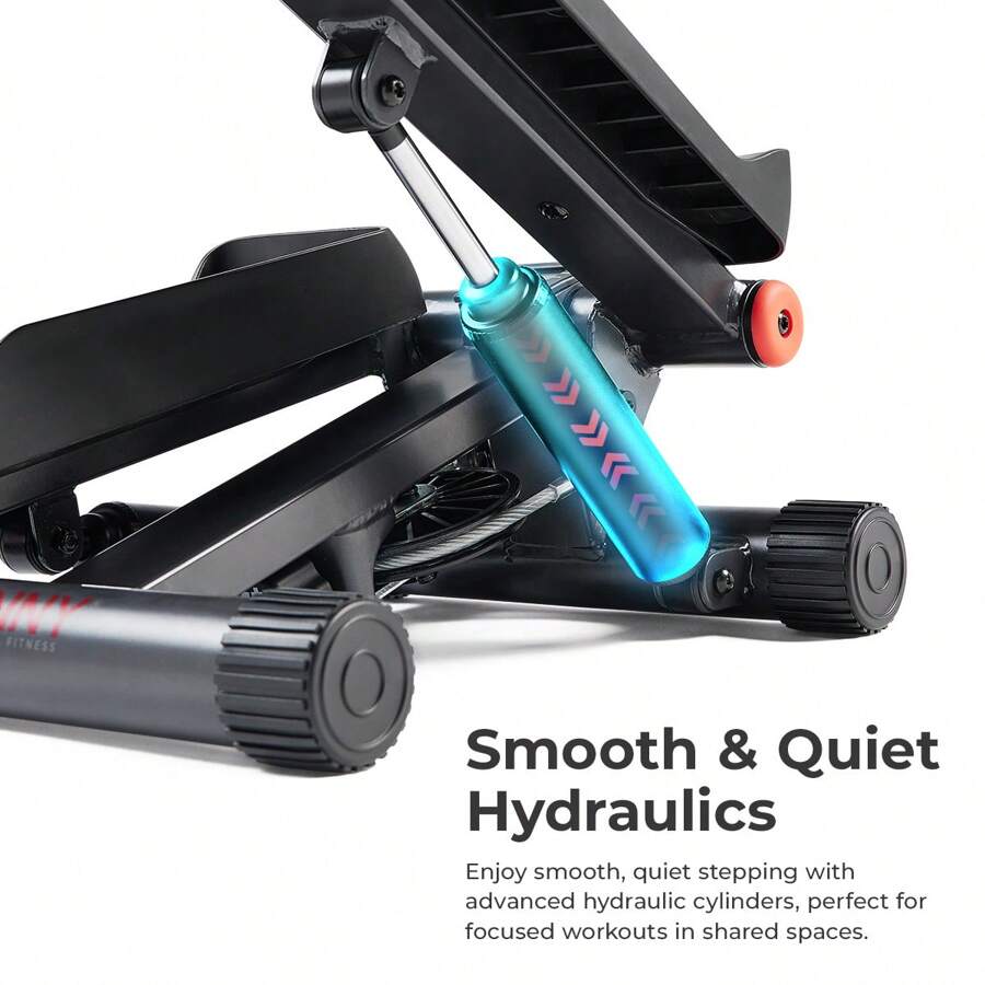 SMART Mini Stepper With Exercise Bands, Low-Impact Stair Step Cardio ...