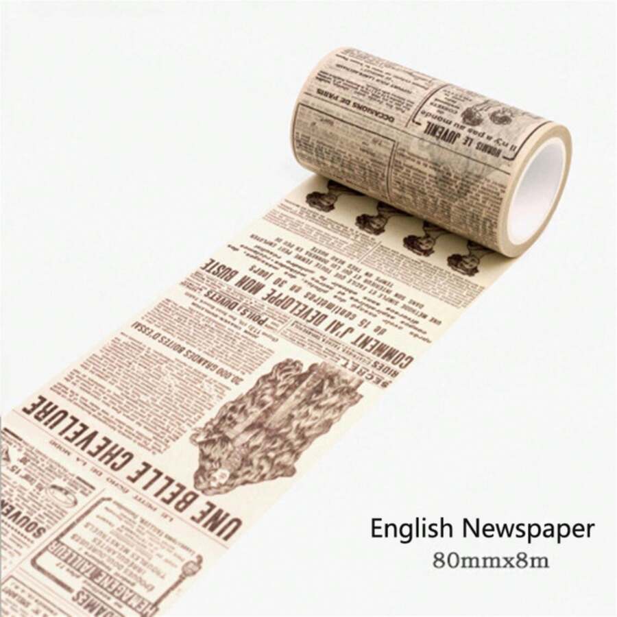 Vintage Paper Tape, Retro Gothic Style Old Tickets, Old Newspapers, Old ...