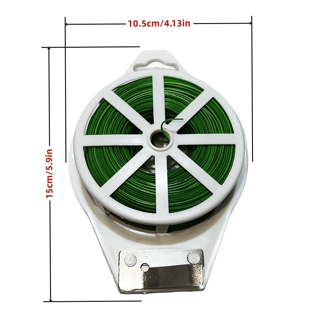 100m Garden Tying Line With Built-In Cutter, Multi-Purpose Zip Ties ...