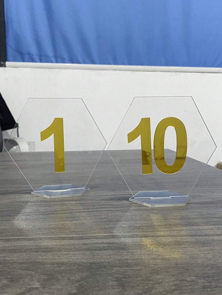 Acrylic Wedding Table Seating Sign With Numbers, Creative Restaurant ...