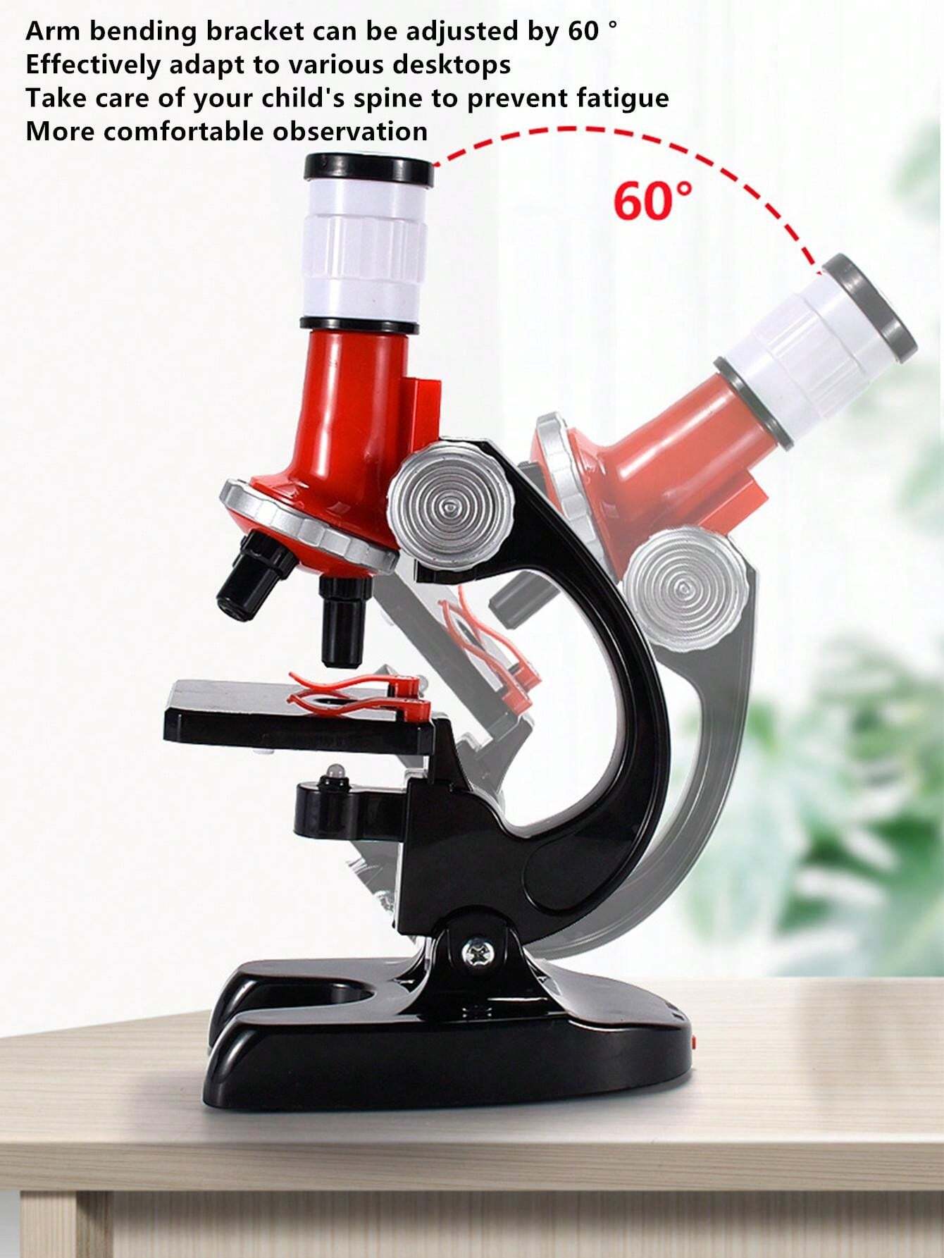 Kit completo de microscopio óptico de alta magnificación con monocular ...